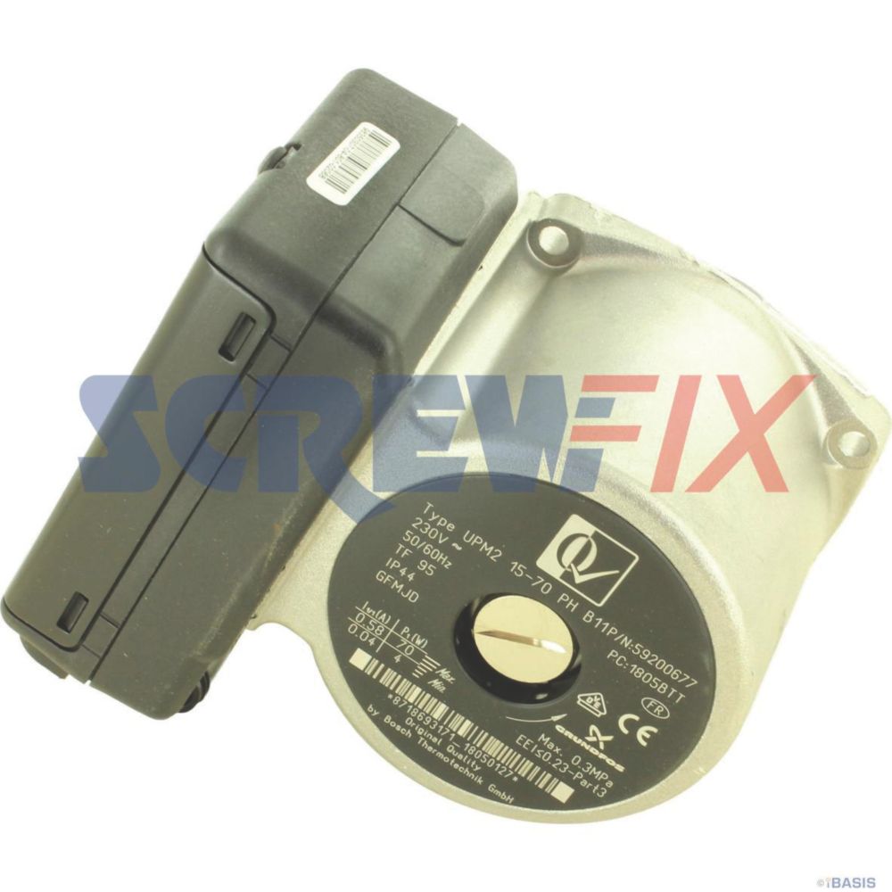 Worcester Bosch 8716117577 PUMP HEAD - Screwfix