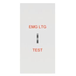 LAP 16AX Modular SP Key Switch White - Screwfix