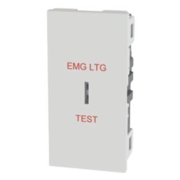 LAP 16AX Modular SP Key Switch White - Screwfix