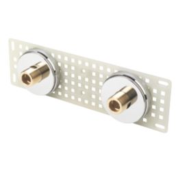Bristan Bar Valve Wall Mount 11 Fixing Kit Chrome - Screwfix