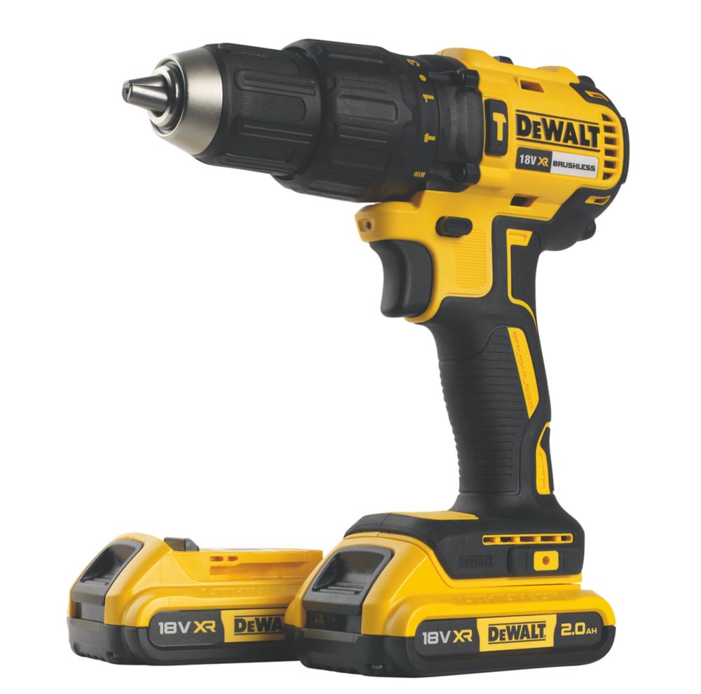 Refurb DEWALT DCD778D2-SFGB 18V 2 x 2Ah Li-Ion XR Brushless Cordless Combi Drill - Screwfix