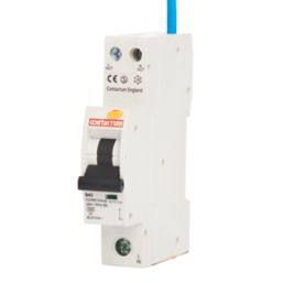 Contactum Defender 40A 30mA Type A SP B Curve Compact RCBO - Screwfix