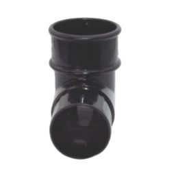 FloPlast MiniFlo 92.5° Round Offset Downpipe Bend Black 50mm - Screwfix