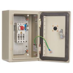 Contactum DFS016K 16A 3P+N+E Fused 3-Phase Enclosed Switch Fuse - Screwfix