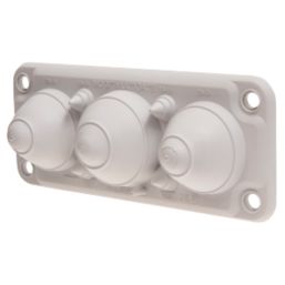 Schneider Electric 7-Entrance Cable Gland Plate 214mm x 88mm - Screwfix
