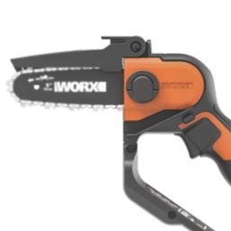 Worx WG324E 20V 1 x 2.0Ah Lithium PowerShare Cordless 12cm Pruning Chainsaw Screwfix