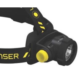 LEDlenser H7R WORK Rechargeable LED Head Torch Black 15 - 1000lm - Screwfix