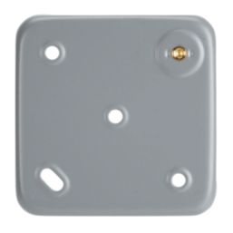 Contactum 1-Gang Metal-Clad Back Box 47mm - Screwfix