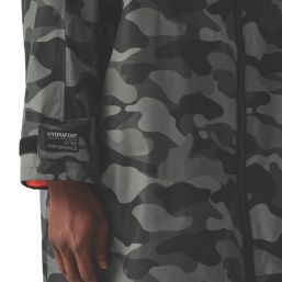 Regatta Adult Changing Robe Grey/ Black Camo Large / X Large 43-54 ...
