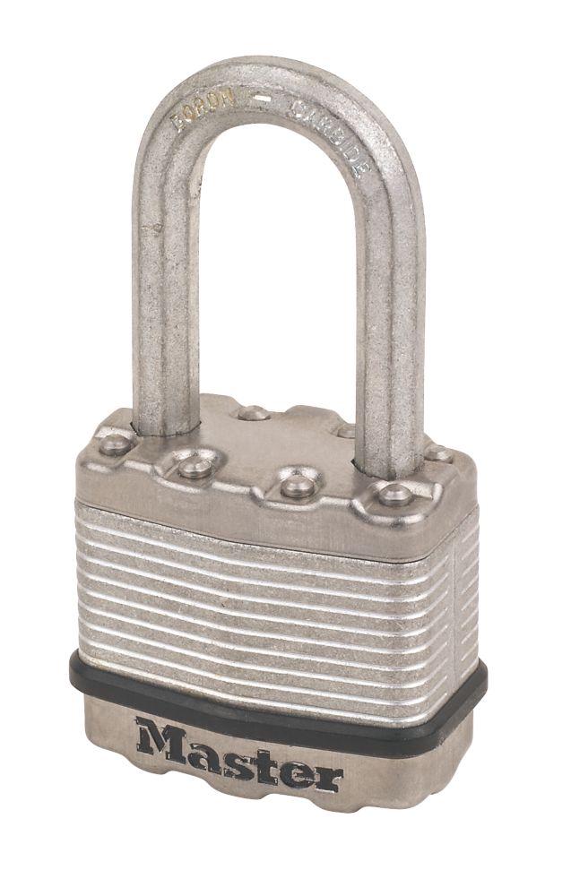 Master Lock Excell Weatherproof Padlock Steel 45mm - Screwfix