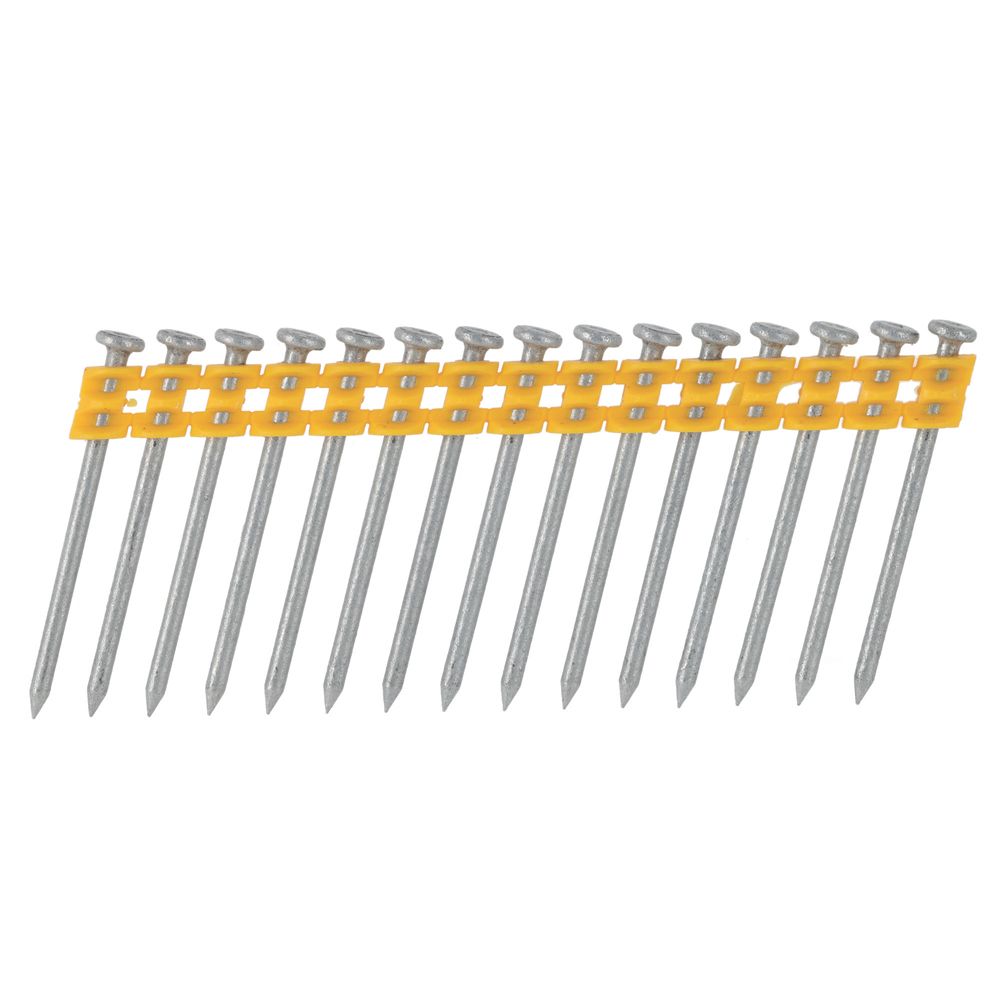 DEWALT Zinc-Plated Collated Concrete Nails 2.6mm x 50mm 510 Pack - Screwfix