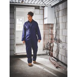 Site Hammer Womens Coverall Navy Blue Medium 50" Chest 30" L - Screwfix