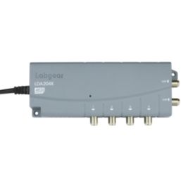 Labgear LDA204K 4-Way 5G Aerial Amplifier - Screwfix
