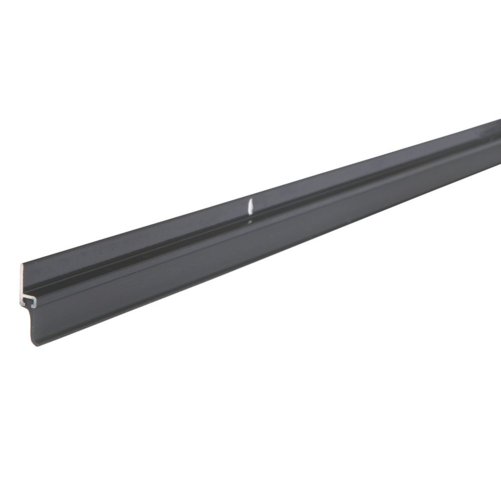 Stormguard Heavy Duty Door Strips Black 1.025m 5 Pack - Screwfix