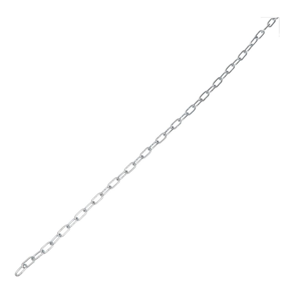 Essentials Welded Matt Silver Chain 2mm x 2.5m - Screwfix