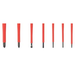 Bahco Mixed VDE Screwdrivers 7 Piece Set - Screwfix