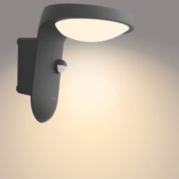 Philips Tyla Outdoor LED Solar Wall Light With PIR Sensor Anthracite ...