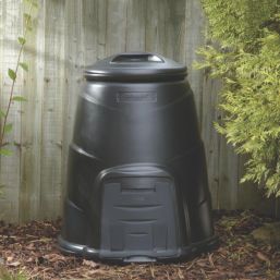 Straight PLC Composter Black 740mm x 740mm x 900mm - Screwfix
