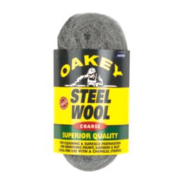 Oakey Coarse Steel Wool 200g - Screwfix