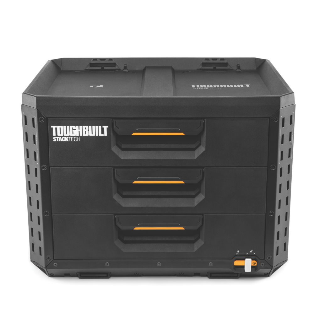 Toughbuilt StackTech XL 3-Drawer Tool Box 15.9" - Screwfix