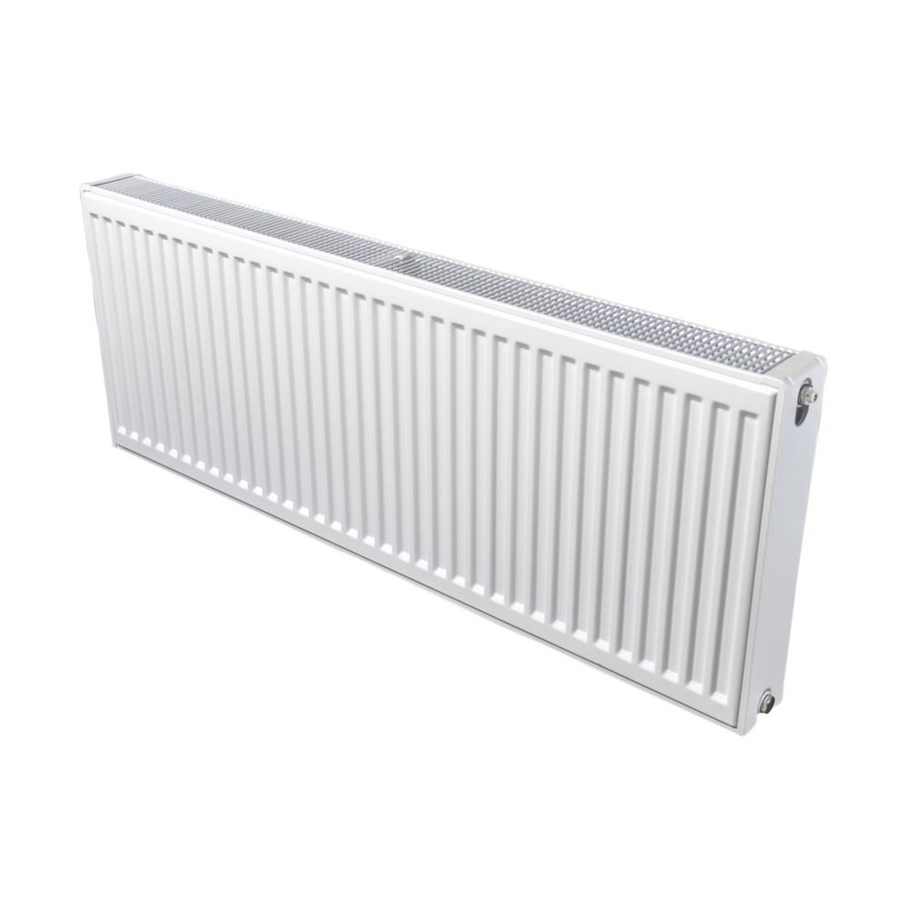 Stelrad 450mm x 1200mm 5425BTU White Type 22 Convector Radiator - Screwfix