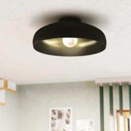 Eglo Mogano Ceiling Light Black - Screwfix