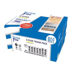 Screw-Tite PZ Double-Countersunk Trade Pack 800 Pieces - Screwfix