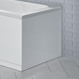 Laval Adjustable End Bath Panel 735mm White - Screwfix