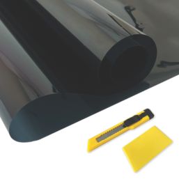 Simply Auto Dark Smoke Window Film Tint 76cm x 300cm - Screwfix