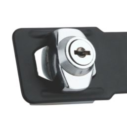 Smith & Locke Hasp & Staple Powder-Coated 89mm - Screwfix