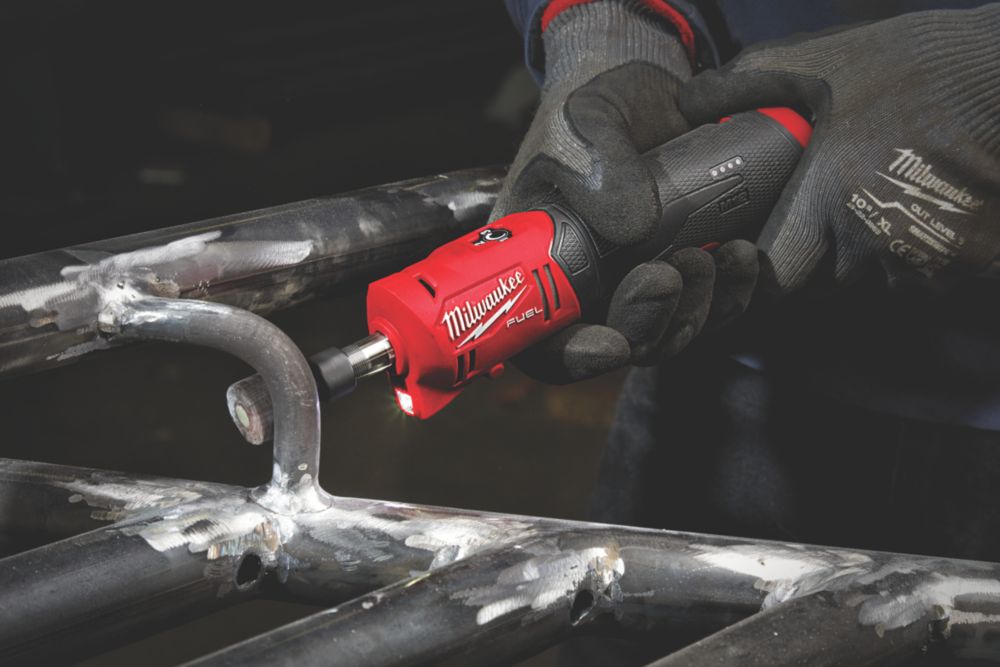 Milwaukee M12FDGS 0 12V Li Ion RedLithium Brushless Cordless Straight Die Grinder Bare Screwfix