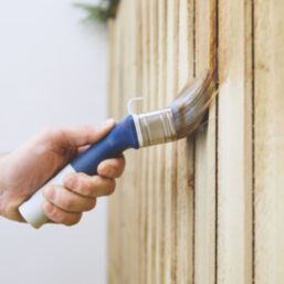 Fortress Trade Angled Timbercare Paint Brush 4.75" - Screwfix