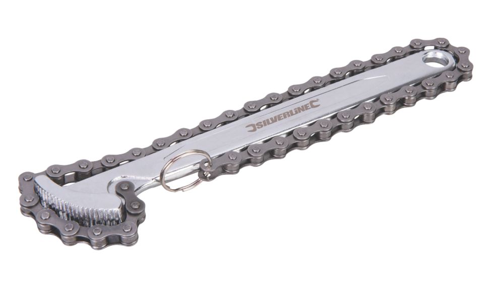 Silverline Oil Filter Chain Wrench 5 125mm
