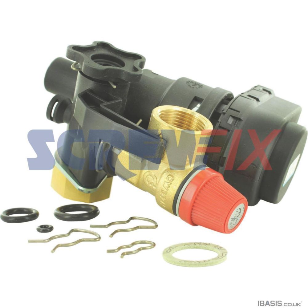 Worcester Bosch 87170100620 3-Way Valve - Screwfix