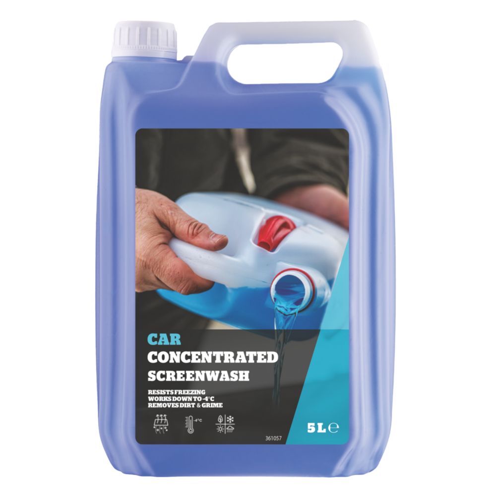 Essentials Concentrated Screenwash 5Ltr - Screwfix