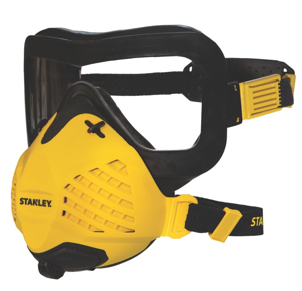 Stanley Medium / Large All-in-One Reusable Visor & Half Mask P3R - Screwfix