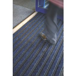 COBA Europe Premier Track Entrance Mat Black / Blue 440 x 290mm 2 Pack ...