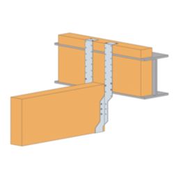 Simpson Strong-Tie Long Leg Joist Hangers 75mm x 463mm 10 Pack - Screwfix