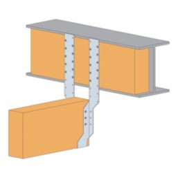 Simpson Strong-Tie Long Leg Joist Hangers 75mm x 463mm 10 Pack - Screwfix