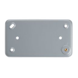 Contactum 2-Gang Metal-Clad Back Box 47mm - Screwfix