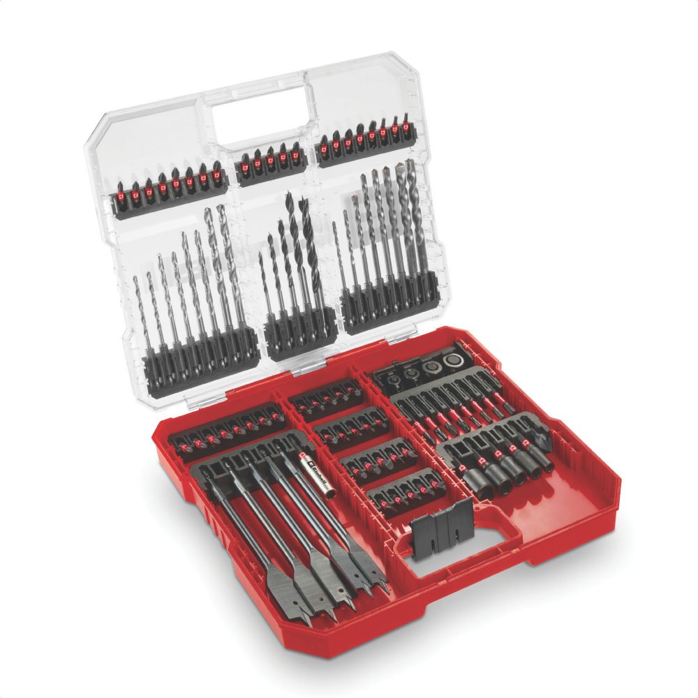 Einhell Multi-Material Drill Bit Set 95 Pieces - Screwfix