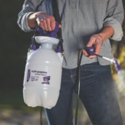 Defenders White / Purple Pressure Sprayer 5Ltr - Screwfix