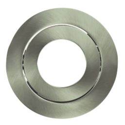 Luceco FType Downlight Bezel Brushed Steel - Screwfix