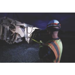 Milwaukee L4 HL-VIS-301 Rechargeable LED Hi-Vis Headlamp Red/Black ...