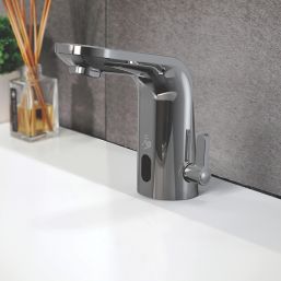 Swirl Touch-Free Sensor Basin Mixer Chrome - Screwfix