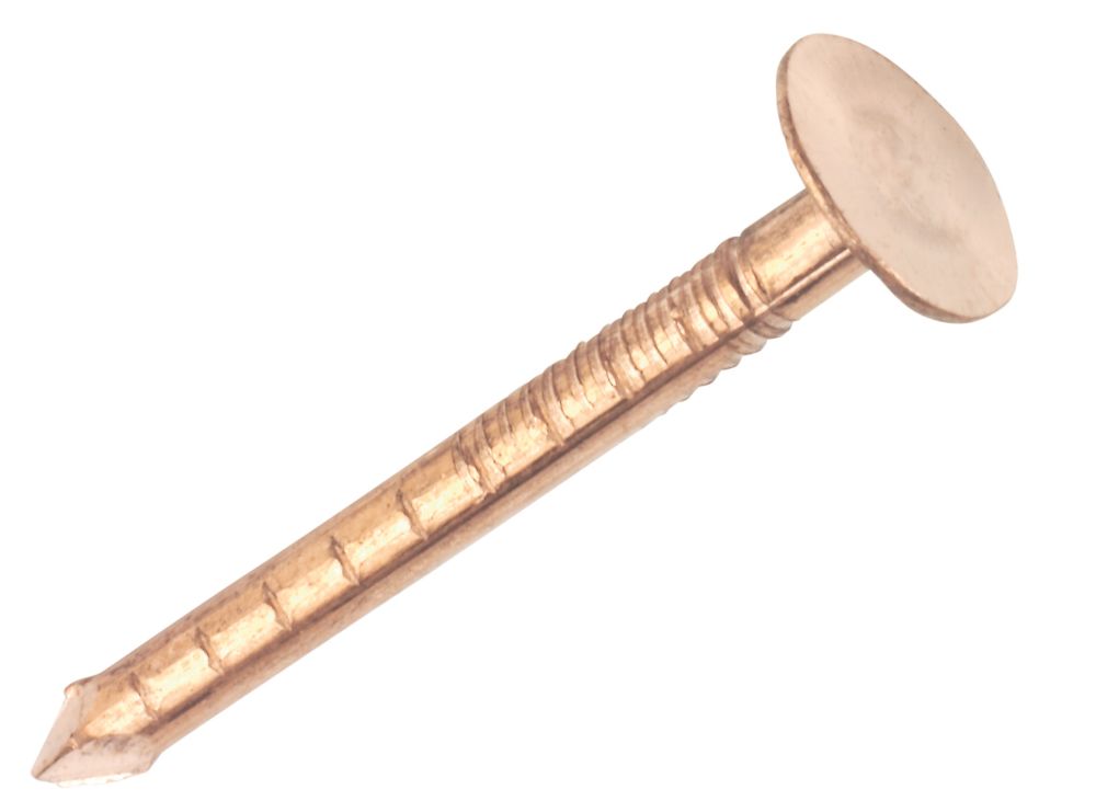 Timco Clout Nails Self-Finish Copper 2.65mm x 30mm 1kg Pack - Screwfix