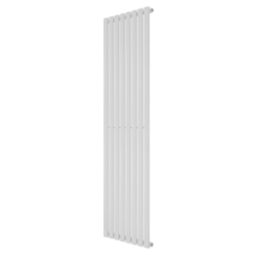 Azur Eclipse 1800mm x 480mm 3341BTU White Vertical Designer Radiator ...