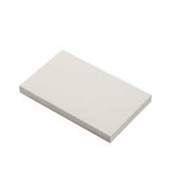 Mariz Pure White Composite Kitchen Worktop 640mm x 1500mm x 12mm - Screwfix