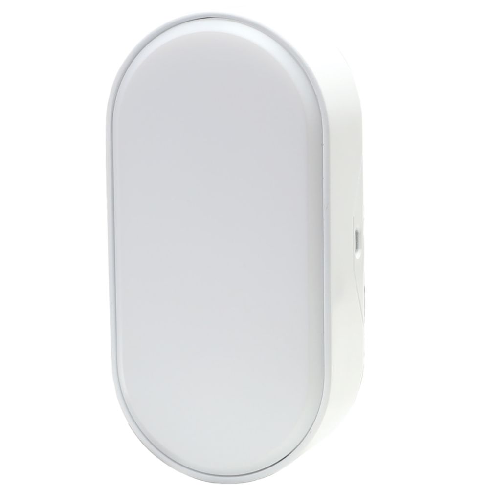 LAP Outdoor Oval LED Bulkhead White 10W 700lm - Screwfix
