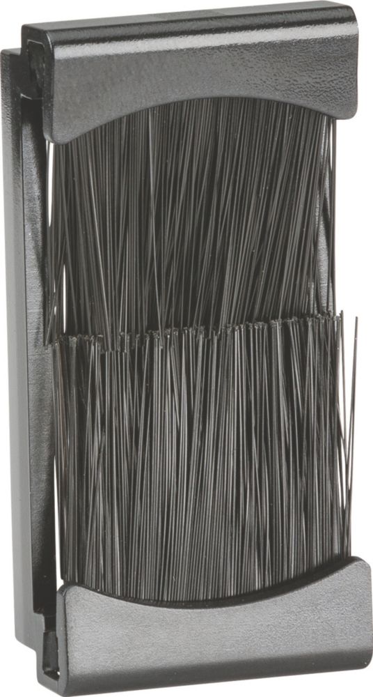 Knightsbridge Modular Brush Flex Outlet Black - Screwfix